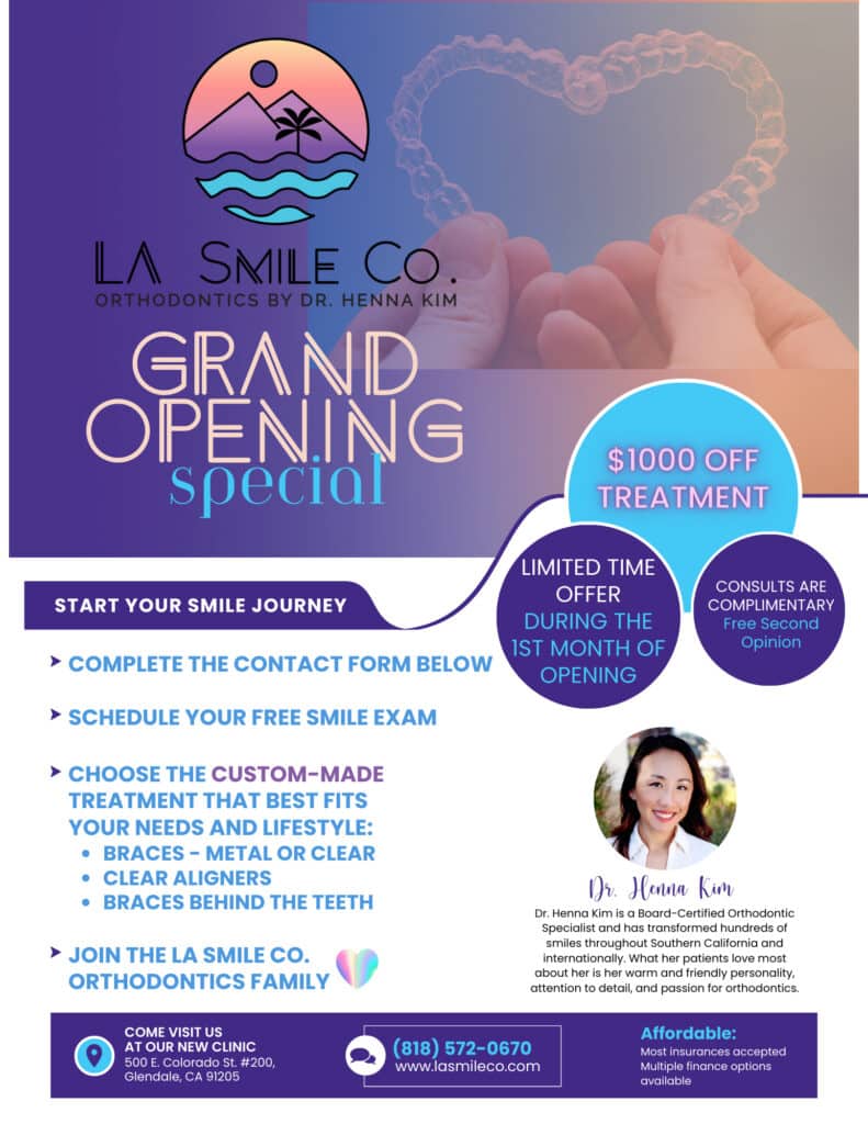 Special Promotion - Orthodontist Glendale CA Invisalign Braces | LA ...